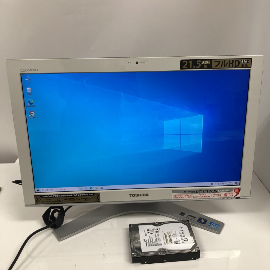 東芝 dynabook Qosmio D711 D711/T7CWのSSD換装によるパソコン高速化（加須市） | ワールドアイPC 東松山本店
