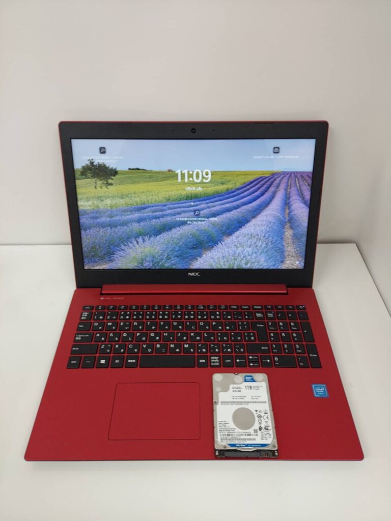 NEC LAVIE NS150/KのSSD換装によるパソコン高速化の事例（熊谷市） | ワールドアイPC 東松山本店
